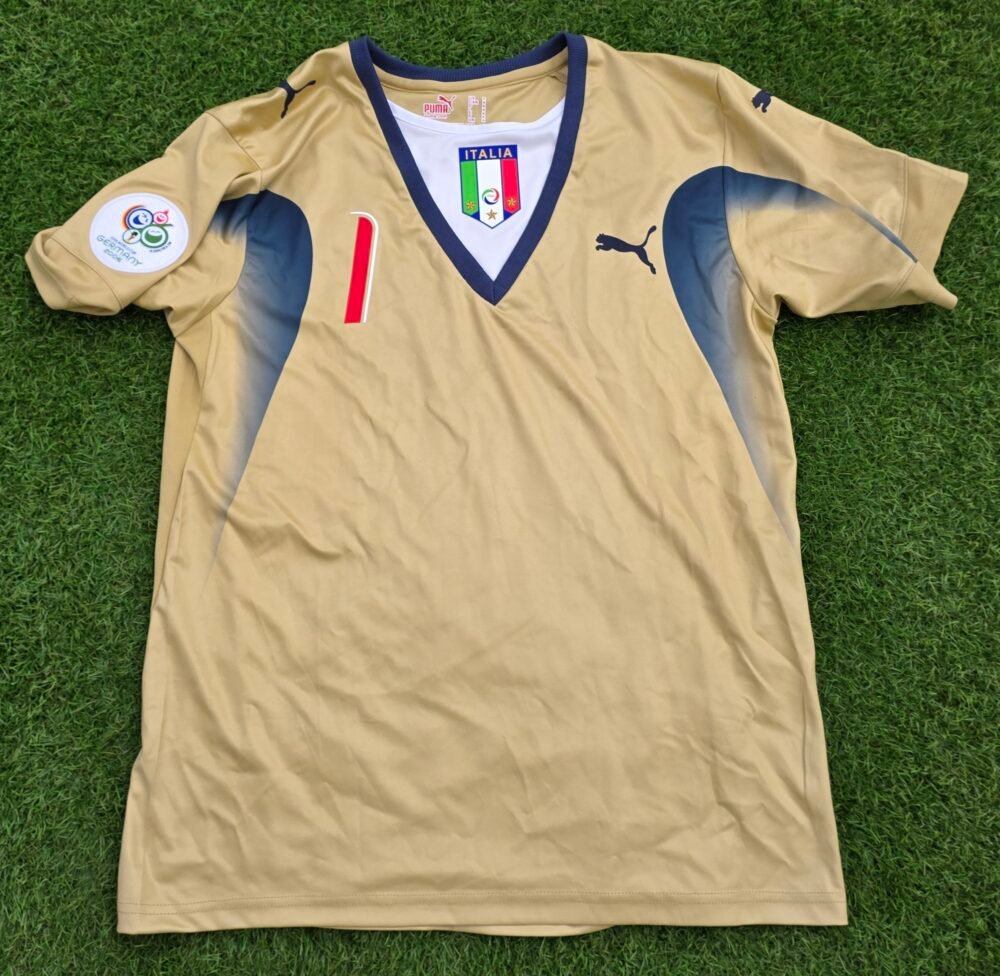 GIANLUIGI BUFFON – ITALY NATIONAL TEAM – MATCH ISSUED AND SIGNED JERSEY ...